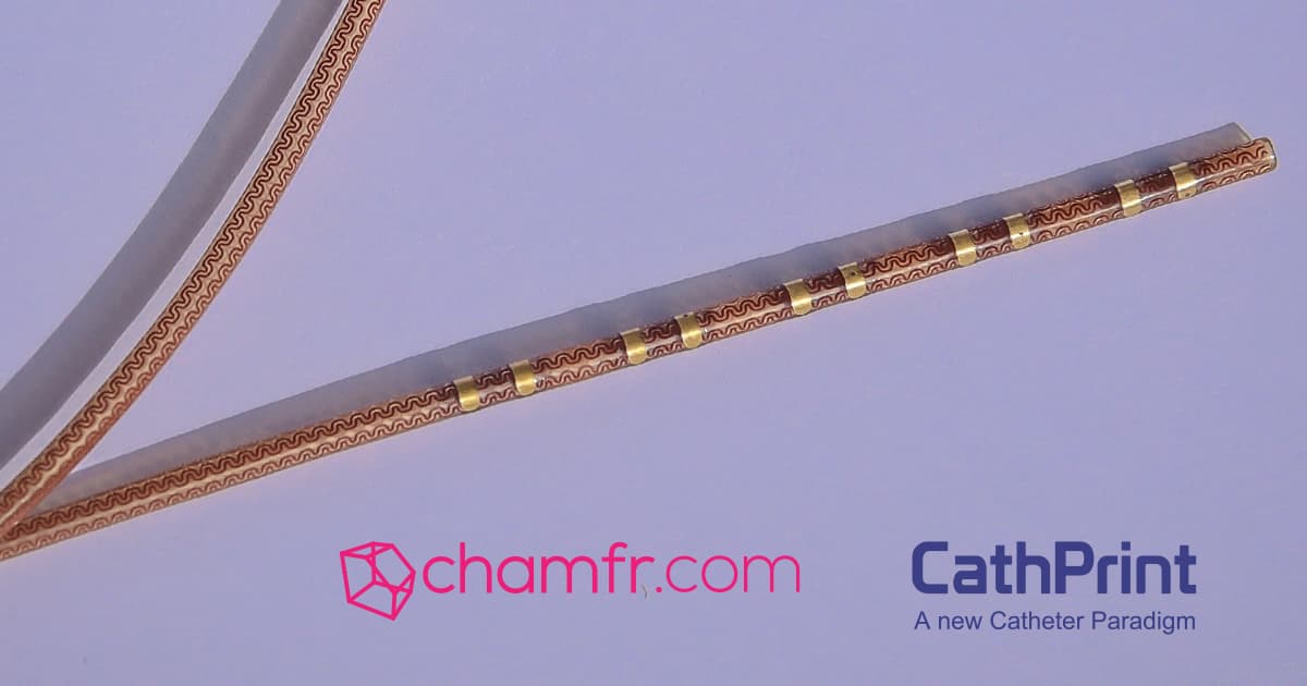 CathPrint Joins Chamfr and adds Flex Circuit Catheters