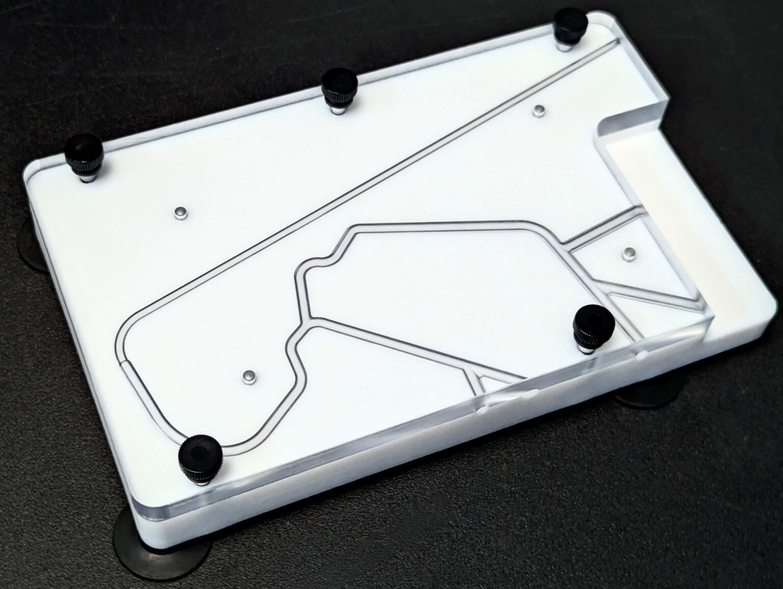 Tracking Fixture, ASTM F2394 Fig. X2.4, Polycarbonate, PTFE