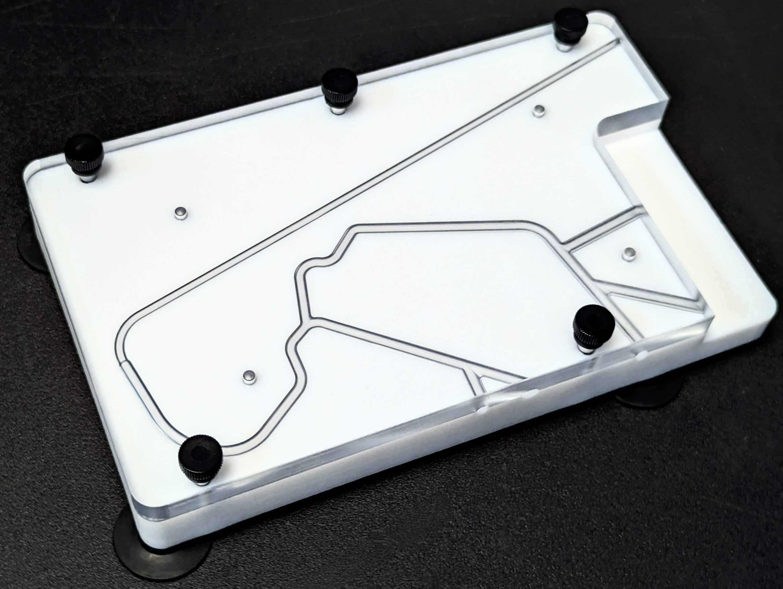 Tracking Fixture, ASTM F2394 Fig. X2.4, Polycarbonate, PTFE