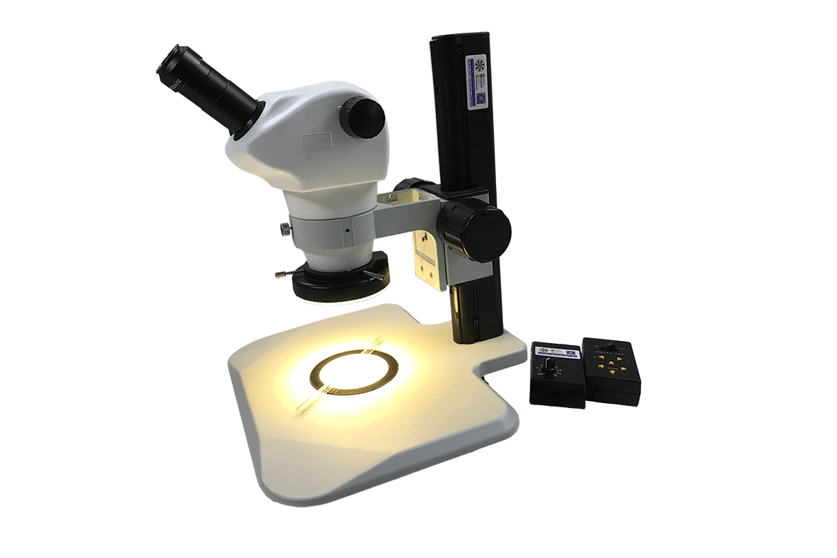 TS-NL Track Stand LED Microscope Unit 5 | 50X - 200X | 20X eye | 2X Lens