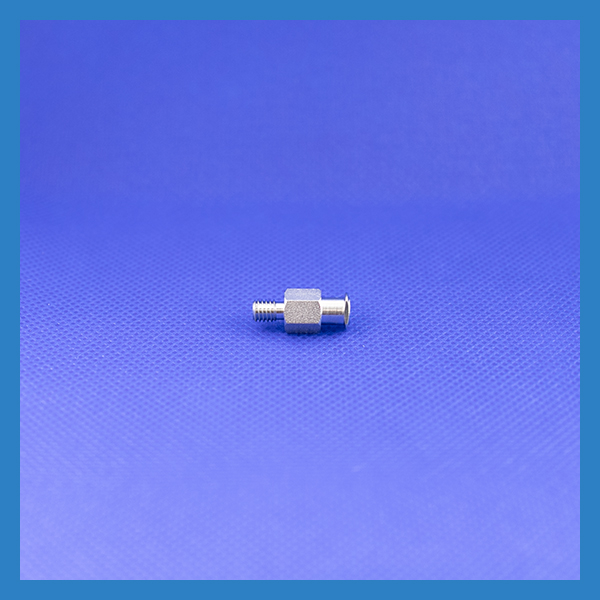 316 Stainless Steel Female Luer to 1/4"-28 Male Threads
