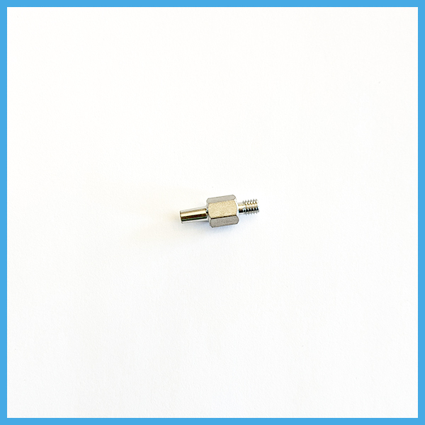 316 Stainless Steel, Threaded Adapter, Male Luer to #10-32 Male Threads ...