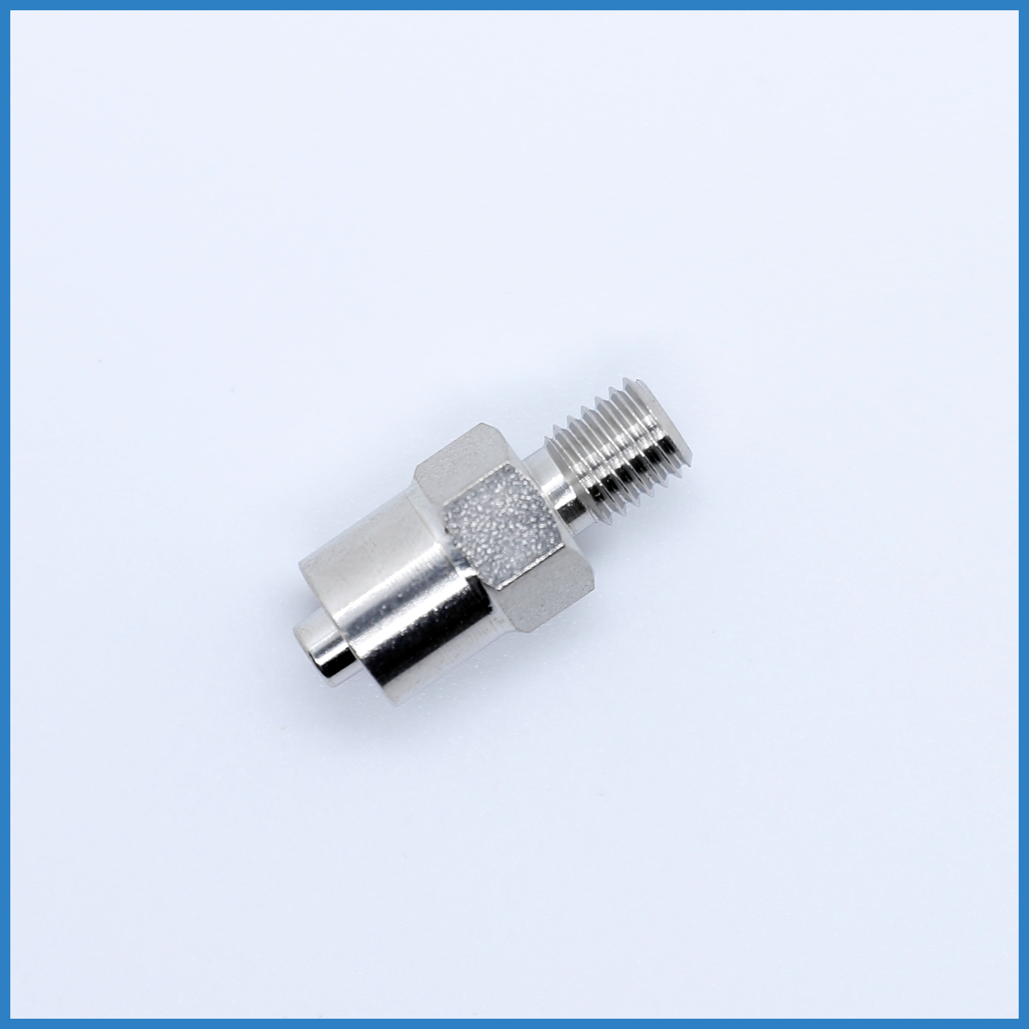316 Stainless Steel, Threaded Adapter, Male Luer Lock to 1/4"-32 Male ...