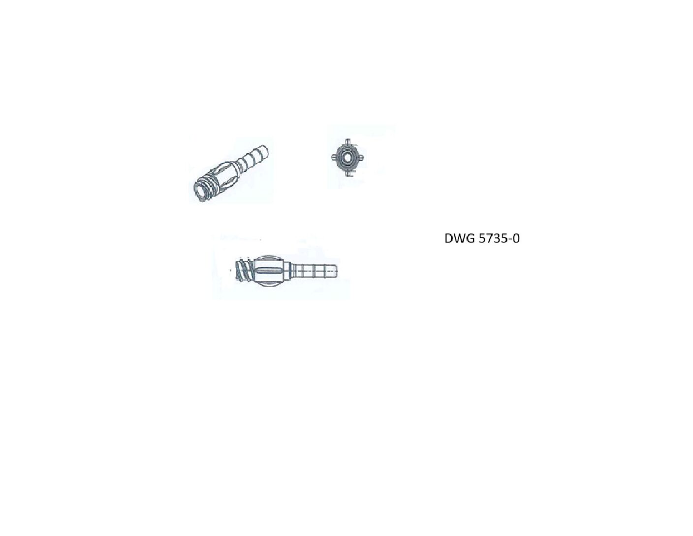 Barbed Luer Connector, Threaded Collar, 0.10" ID, 1.344" Length