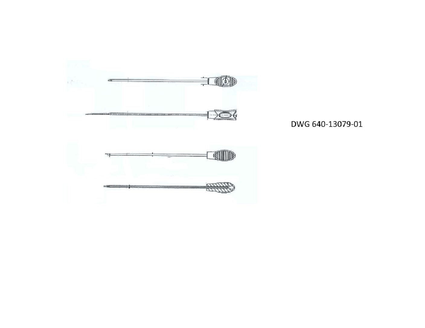 Dilator, 0.038" Guidewire Compatible, HDPE Shaft 0.040" ID, 0105" OD ...